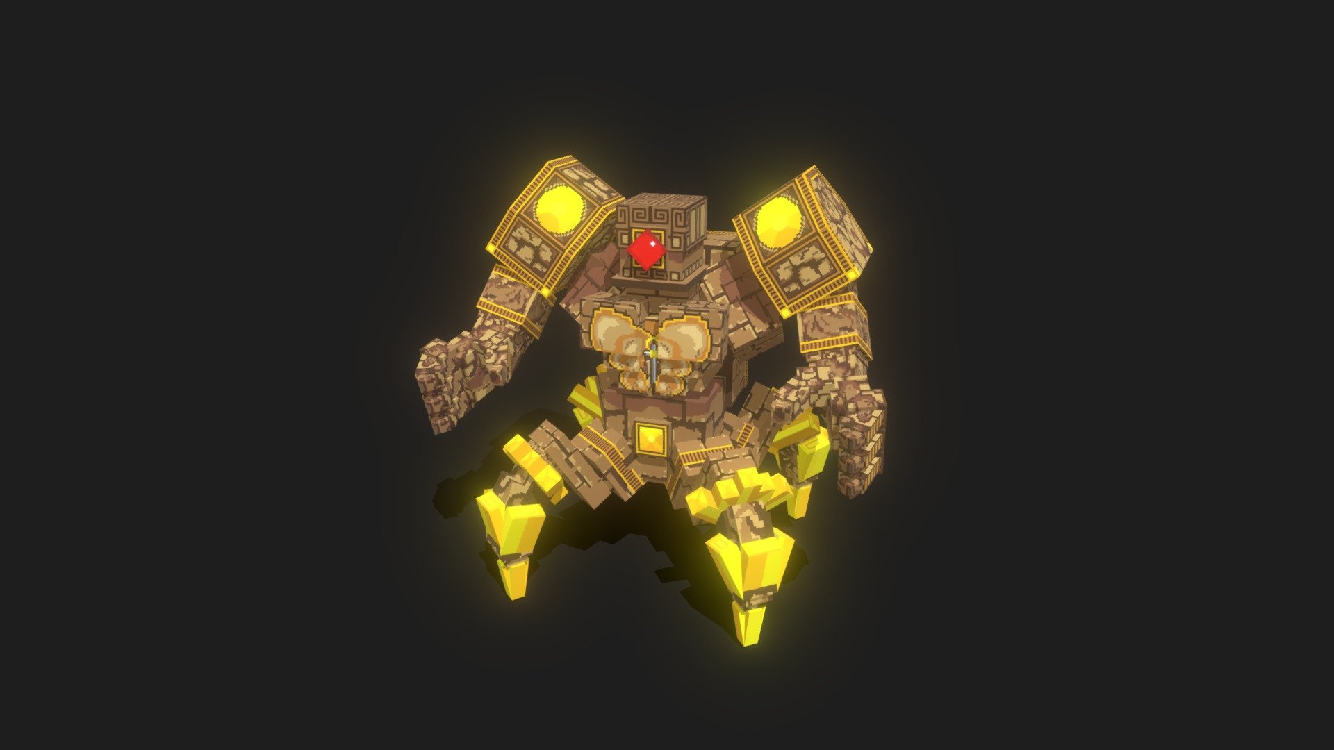 First Model - Topaz - Boss - 3D model by magicalberry [90a8e26] - Sketchfab