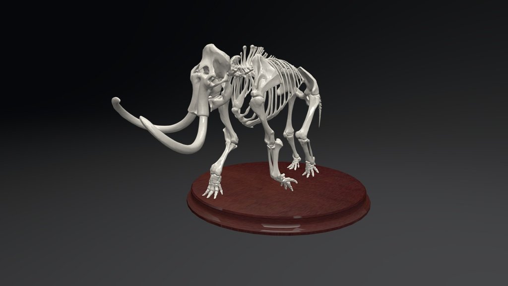 Mammoth Walking Animation - 3D model by Tietronix [90a8eb0] - Sketchfab