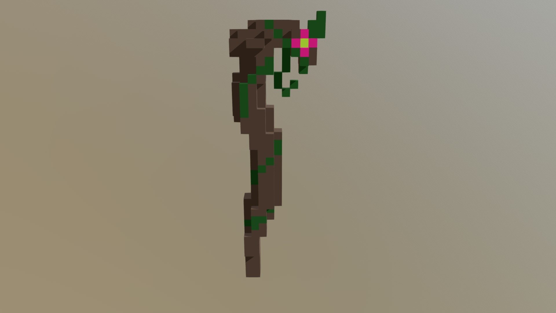 Nature Staff - 3D model by Chaosbird [90aa13f] - Sketchfab