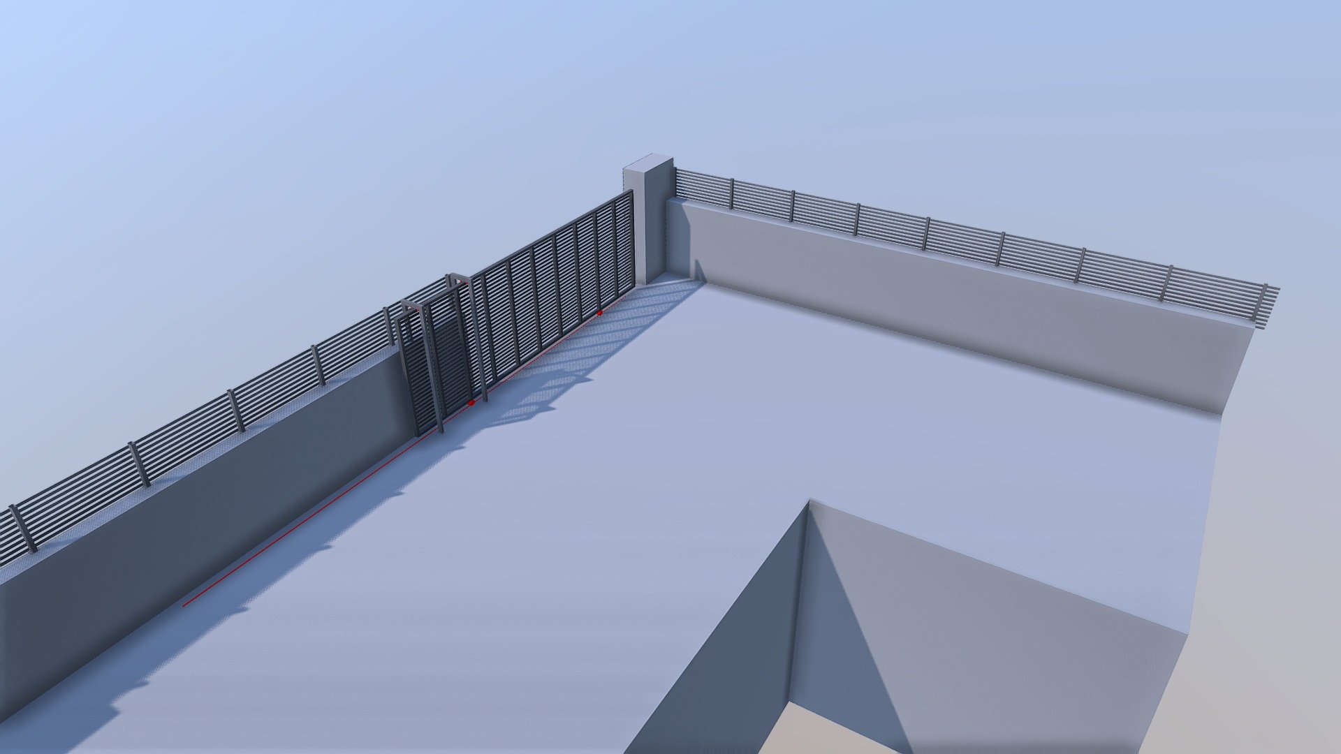 OV-SLIDING GATE - Download Free 3D model by Burak Akgül (@burakakgul ...