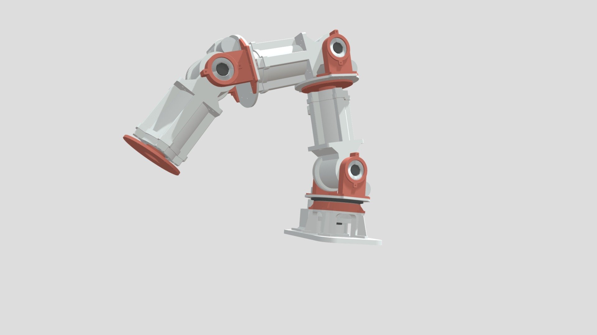 One-armed robotic manipulator - 3D model by AionPro [90ada6f] - Sketchfab