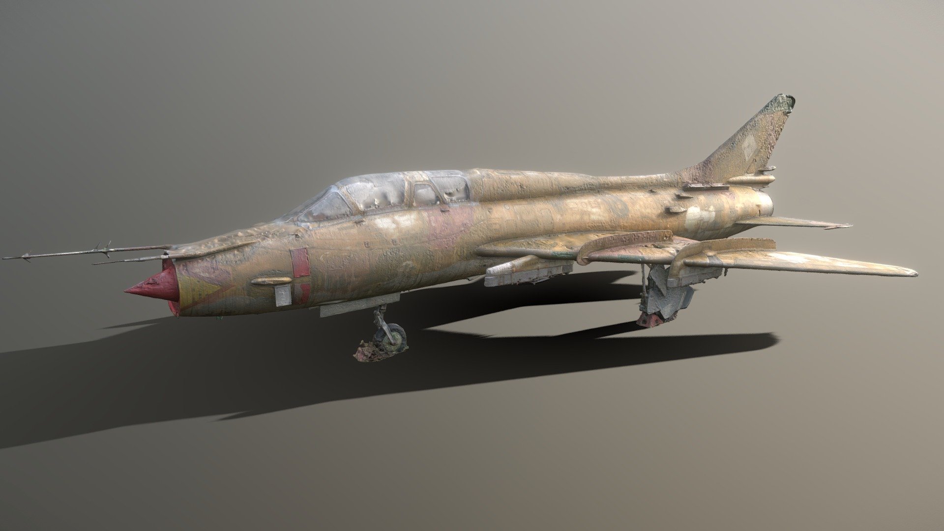 Old Soviet Figher Jet 3x 8k Png Textures Buy Royalty Free 3d Model By Exploring Europe And