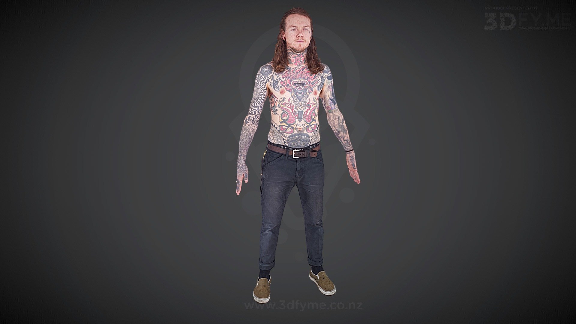 Alex, Wellington Tattoo Convention 2021 - 3D model by 3Dfy.me New ...