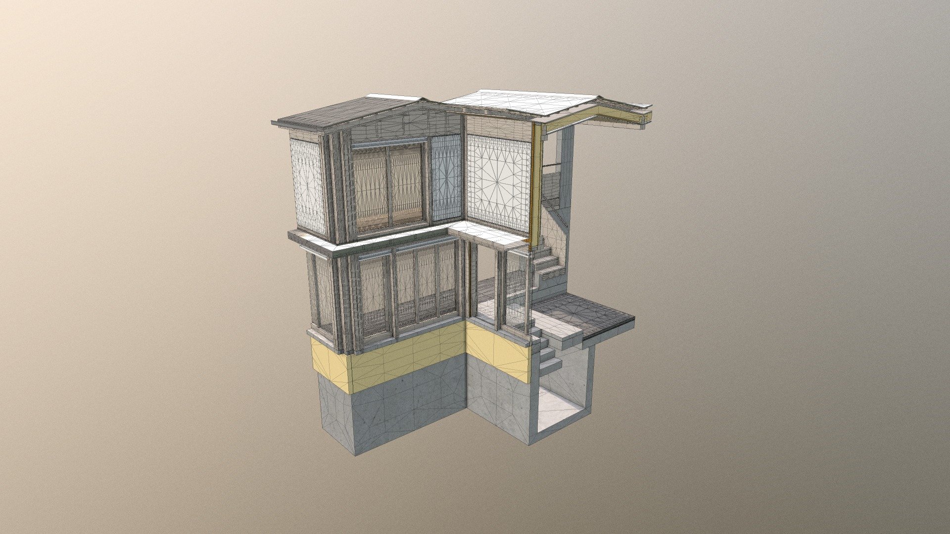 wh_axo - 3D model by PO4 architekten (@po4) [90af886] - Sketchfab