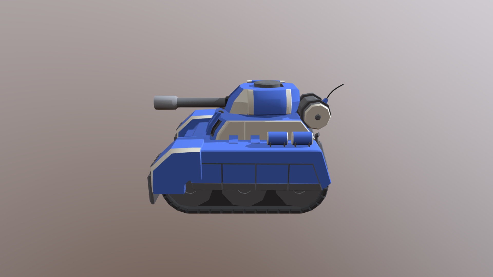 Tank Blue - 3D model by Tristan Kempen (@vcauxilum) [90b2c32] - Sketchfab