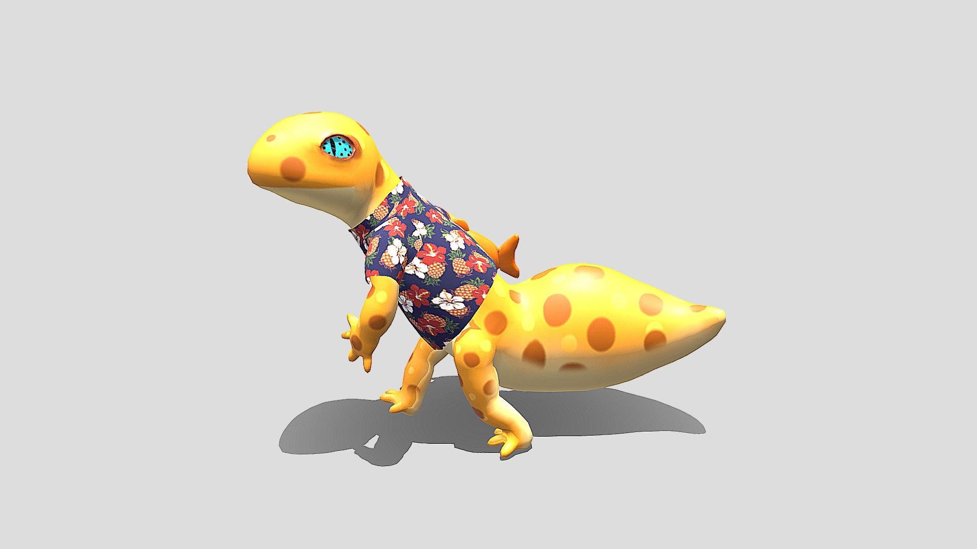 Gekko Final - 3D model by Aussie eccentric (@Aussie_eccentric) [90b3297 ...