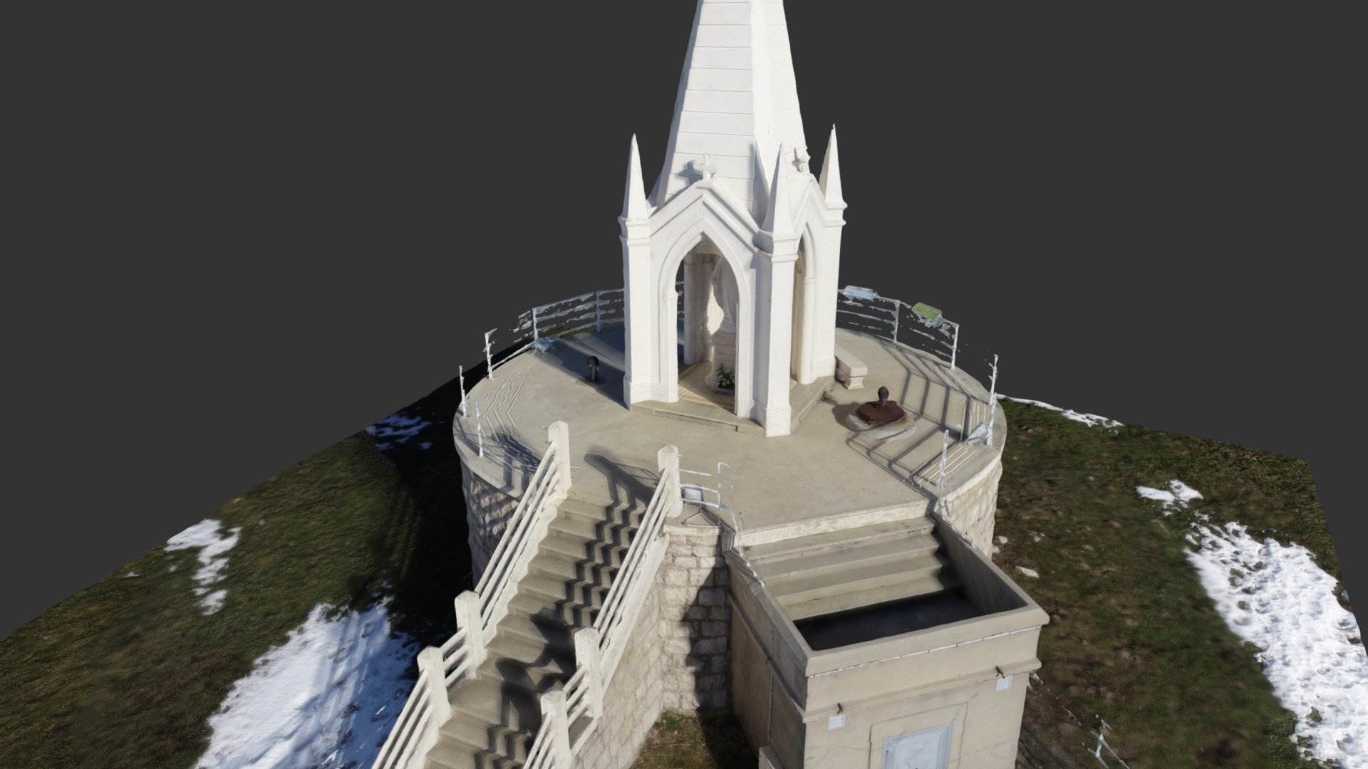 Chapelle - 3D model by Drone-HD (@maupate.eric) [90b5a01] - Sketchfab