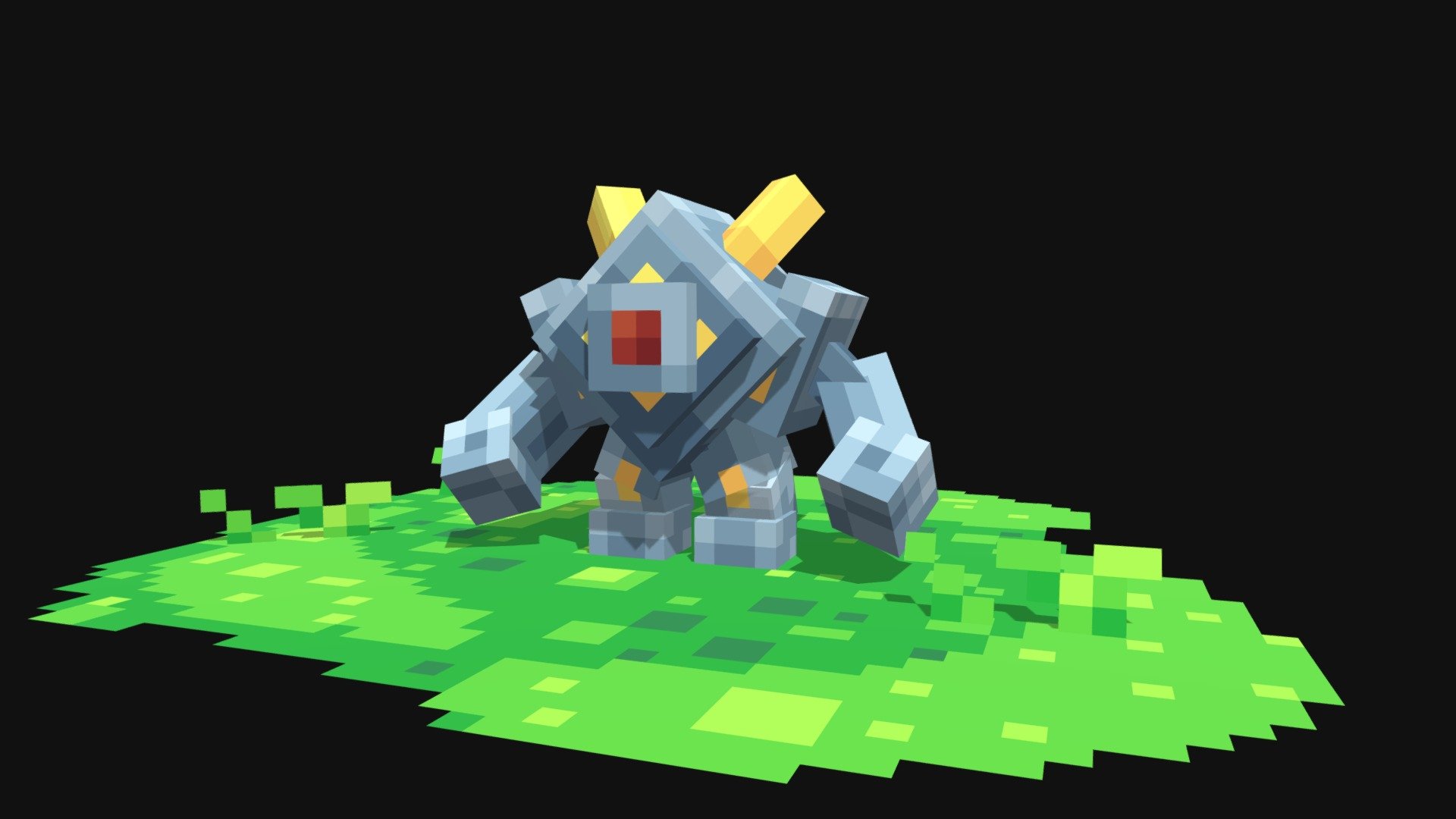 Mini Golem - 3D model by Nyux xi (@Nyuxxi) [90b675d] - Sketchfab