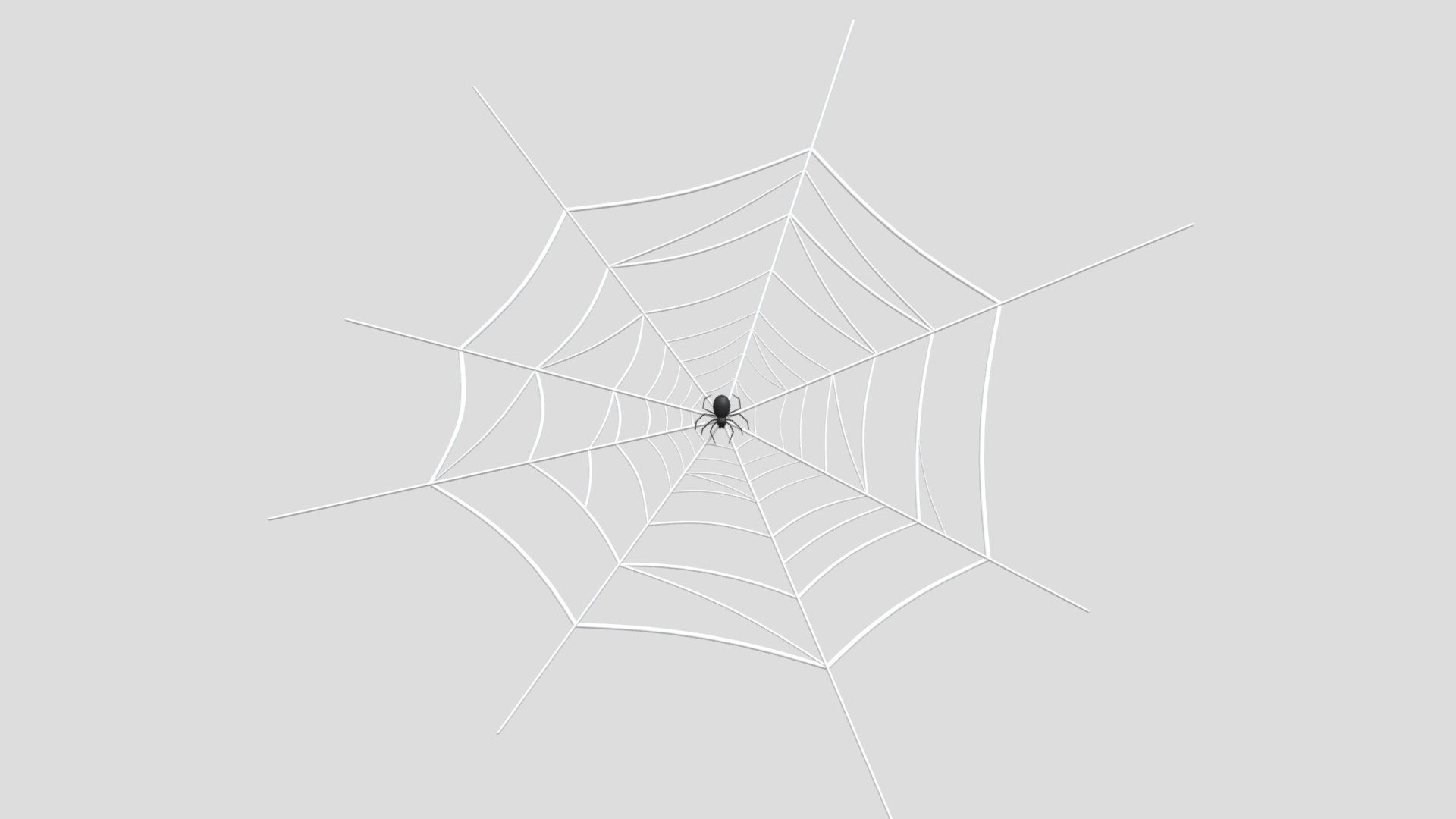 Web And Spider - Buy Royalty Free 3D model by Ed+ (@EDplus) [90b9d85 ...
