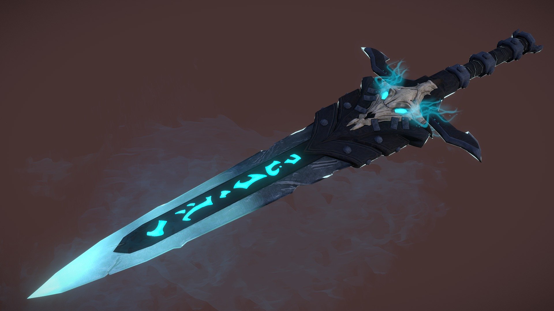 [Fan Art] Frost Skull Sword - 3D model by Phiona Blake (@Arianwen75 ...