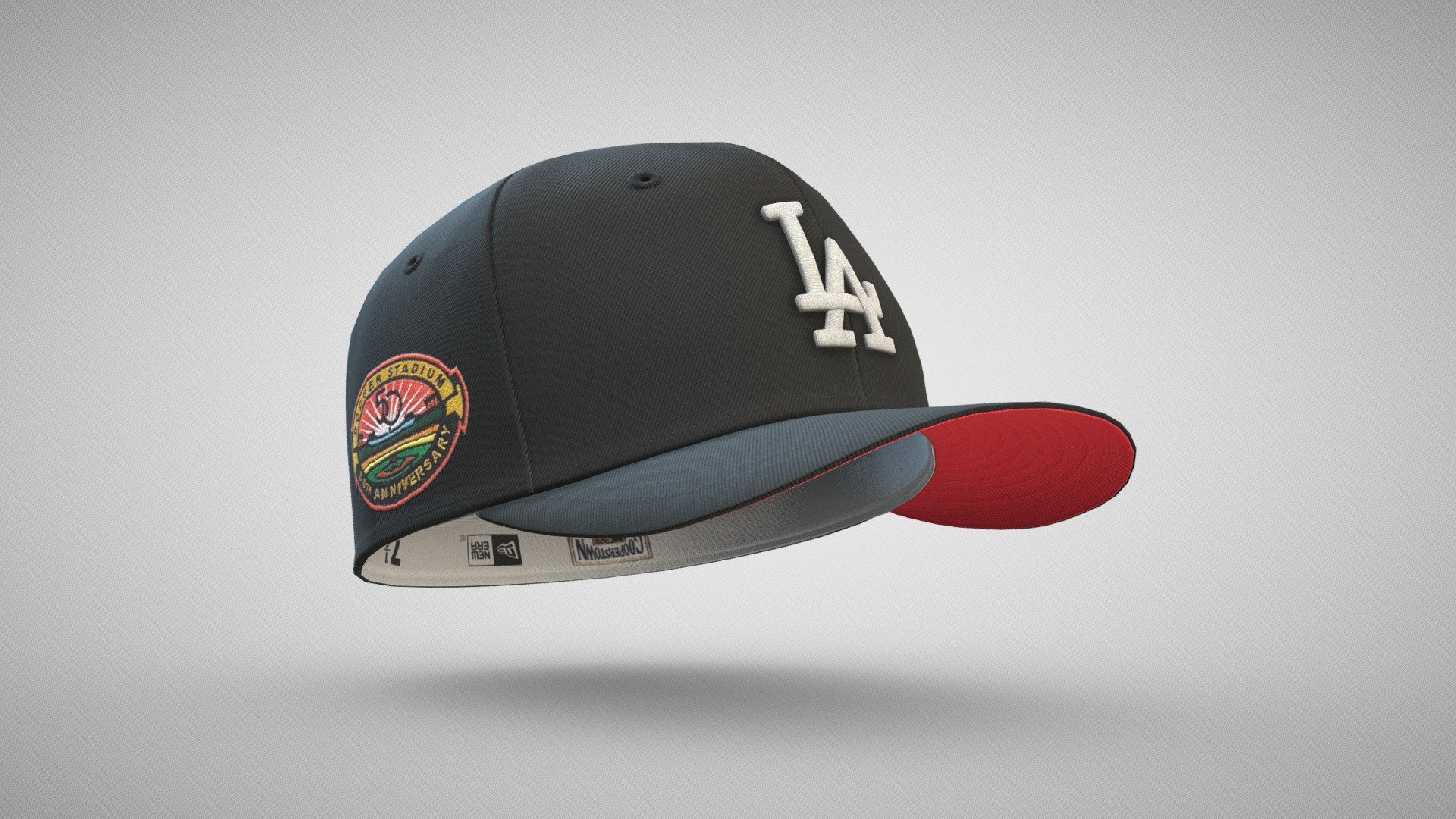 LA DODGERS ANNIVERSARY CAP - Buy Royalty Free 3D model by Mikhail ...