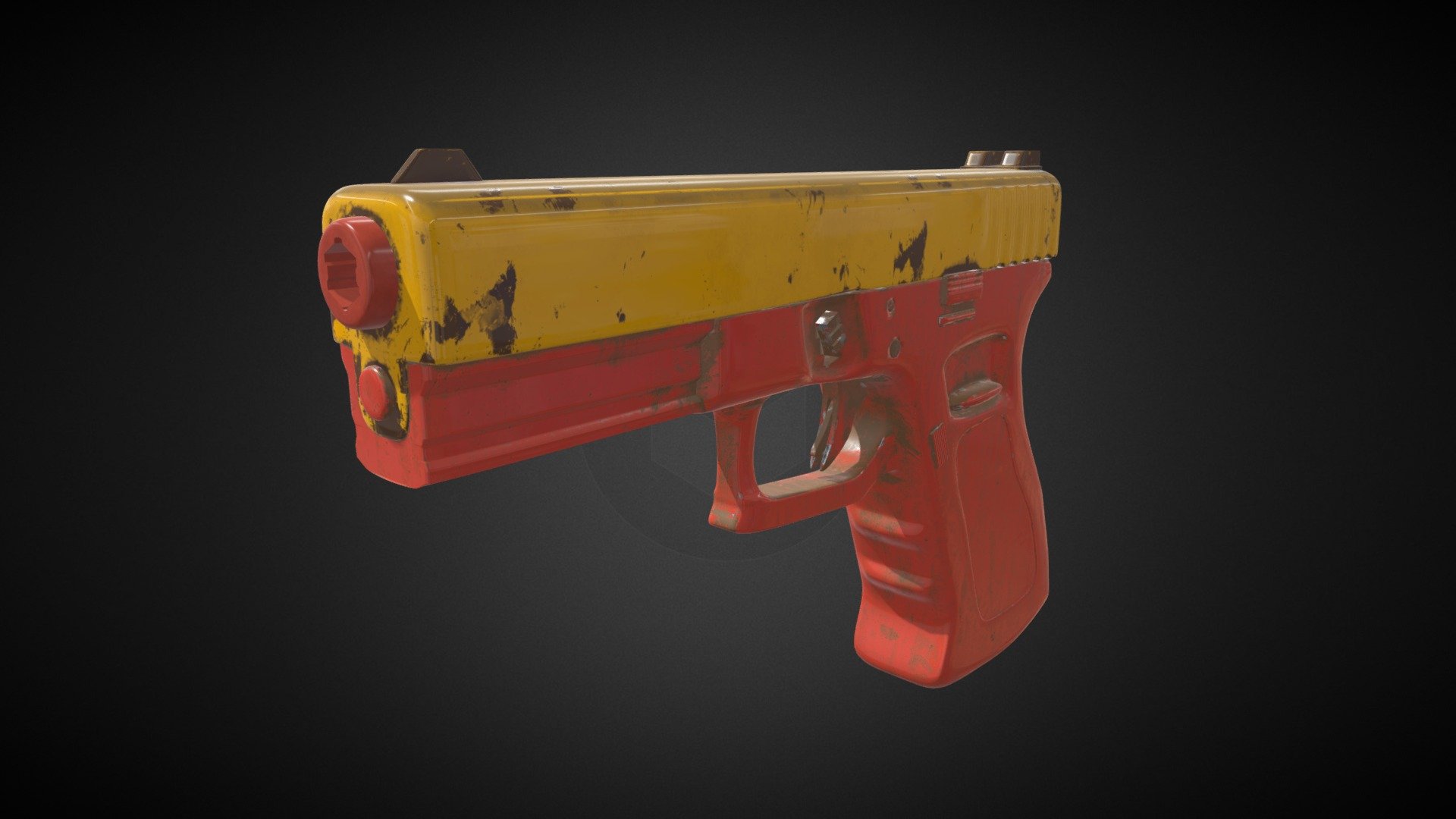 Gun - 3D model by RIGO_STUDIO [90bd277] - Sketchfab