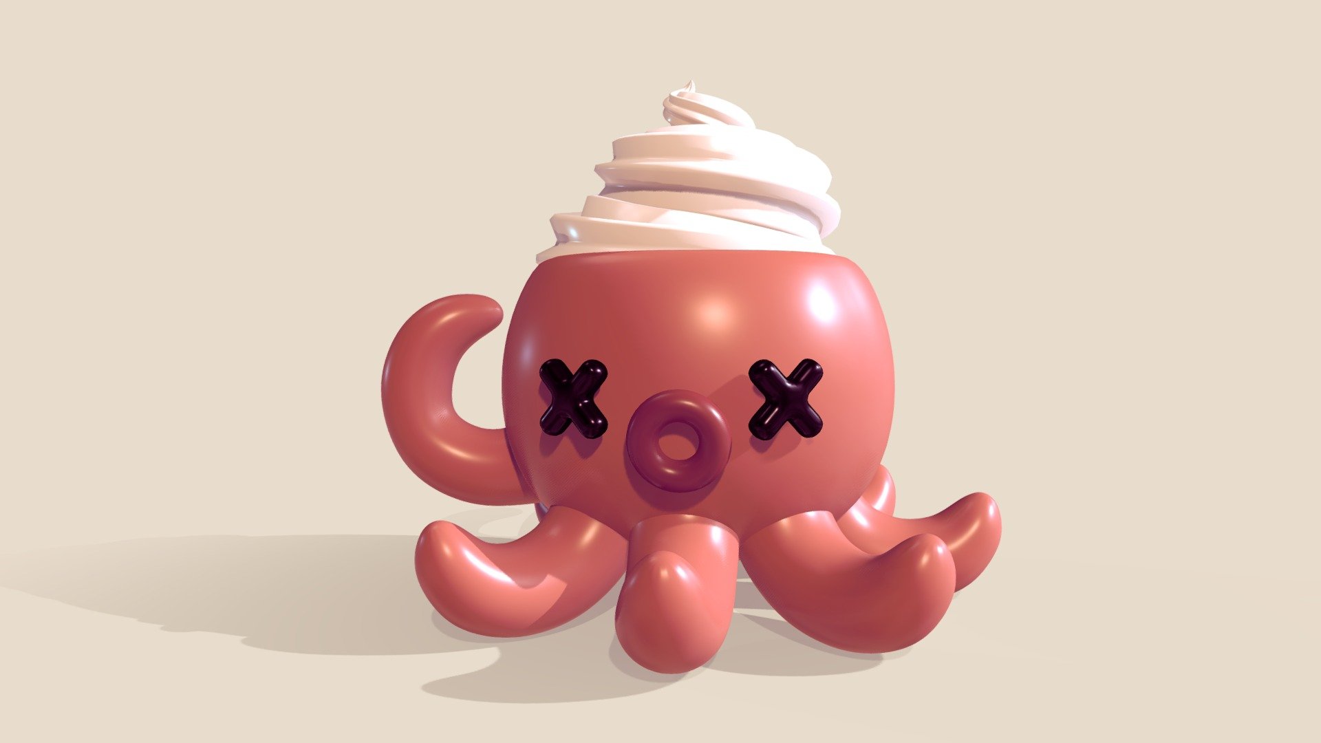 Octopus Cup - 3D model by Lina (@mamaevaalina2003) [90bdfb5] - Sketchfab