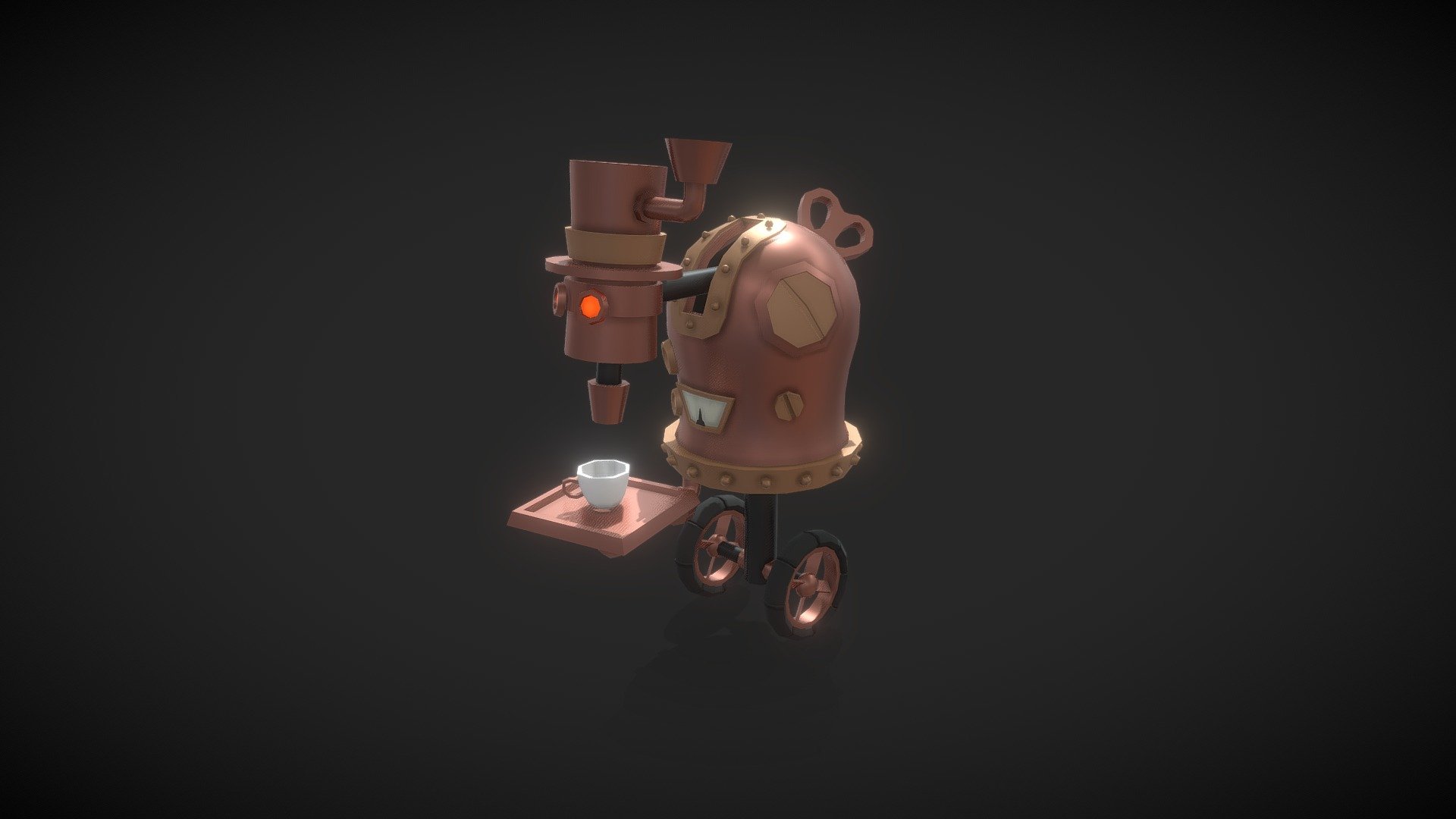 tea_robot - Download Free 3D model by imnuts000 [90c2623] - Sketchfab