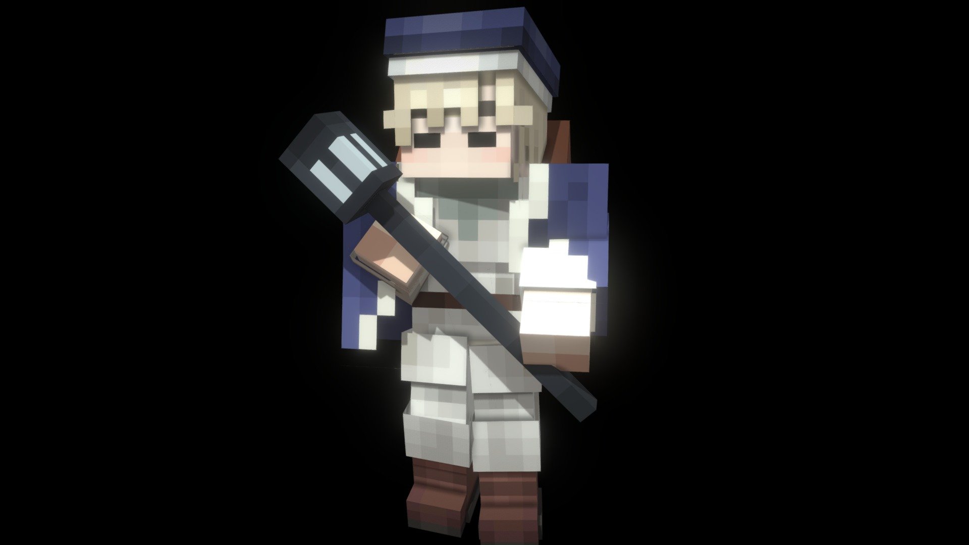 Minecraft-Falin - 3D model by AWmann2D3D (@1NovaXD) [90c4813] - Sketchfab