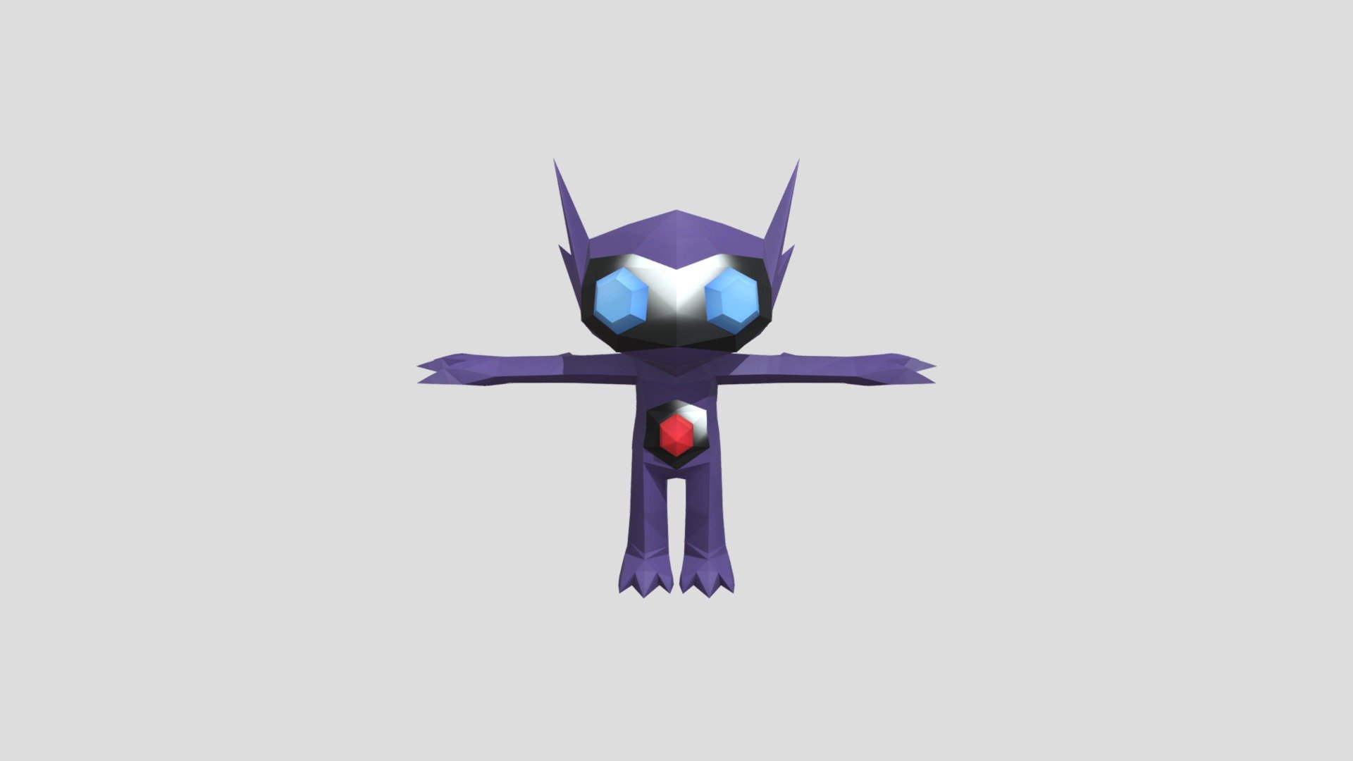 Sableye - Download Free 3D model by nguyenlouis32 [90c4d75] - Sketchfab