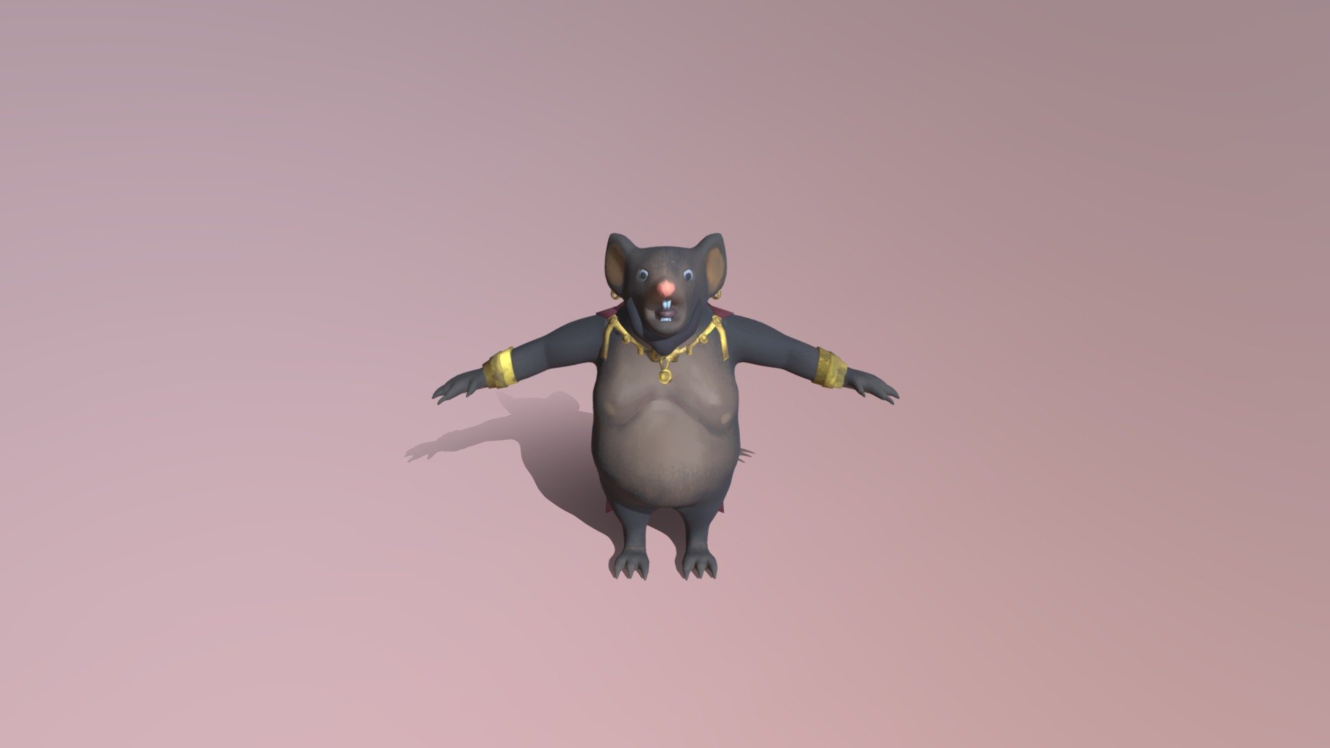 Boss Rat - 3D model by Ericmuriel [90c8b2d] - Sketchfab