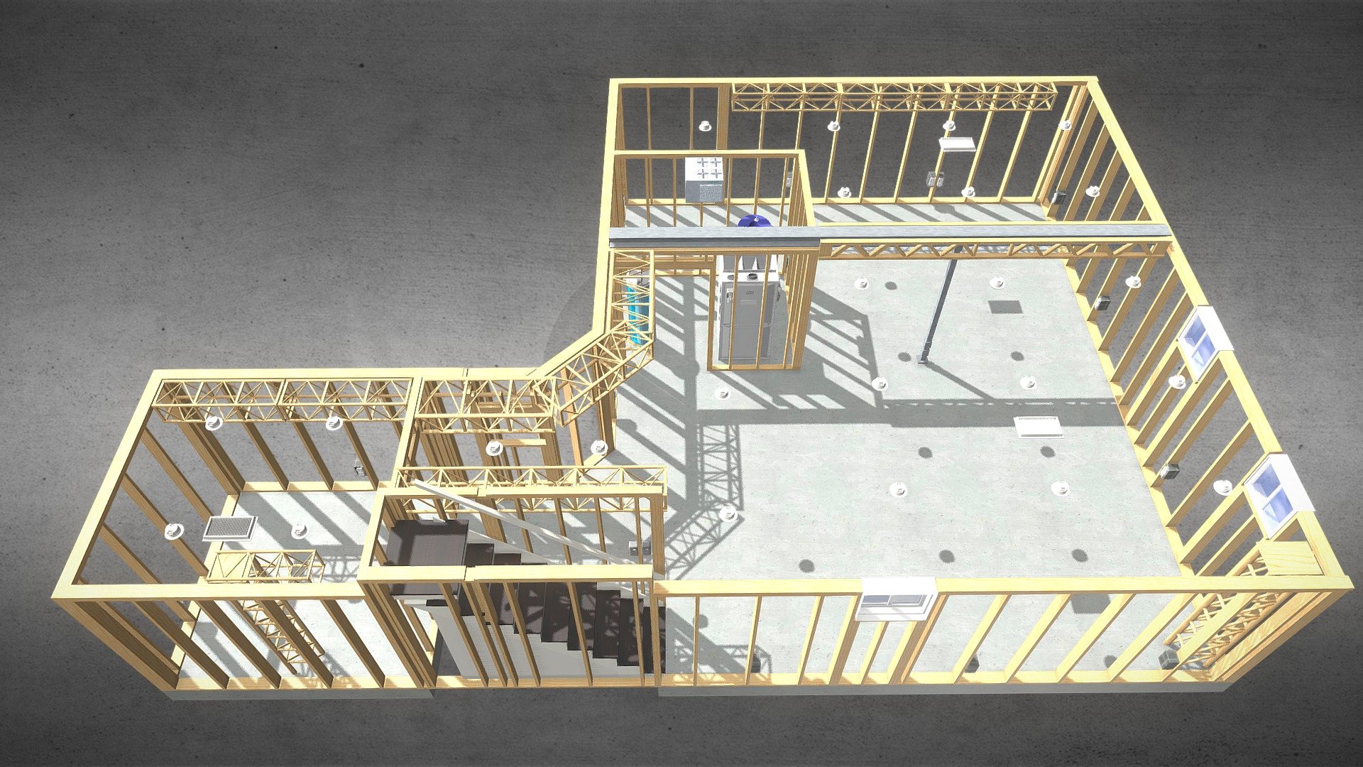Milind Raval - My Basement Design - 3D model by TheVirtualStager ...
