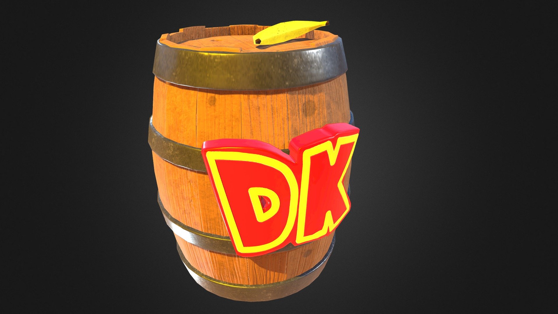DK Barrel - 3D model by gavinburd [90ca0a1] - Sketchfab