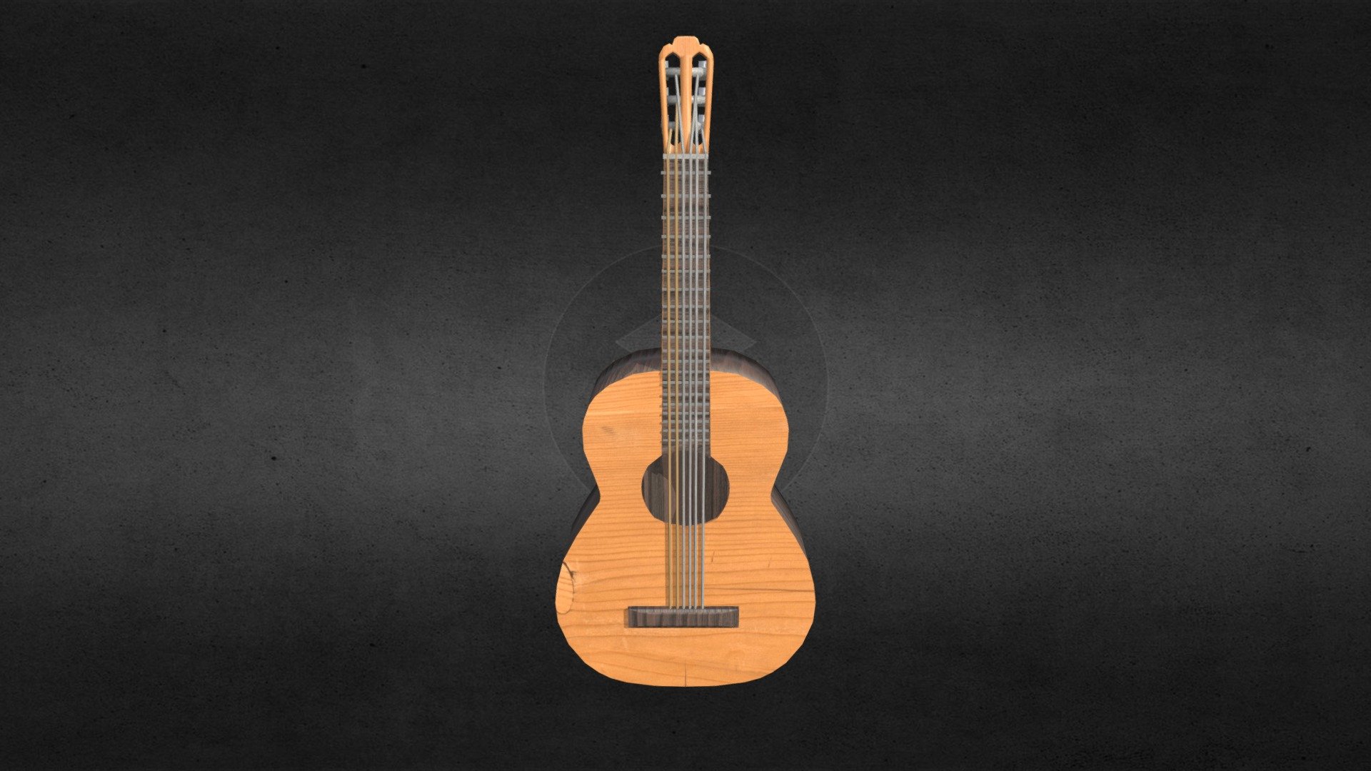 Low Poly Classical Guitar - Download Free 3D model by gazorpinhas ...