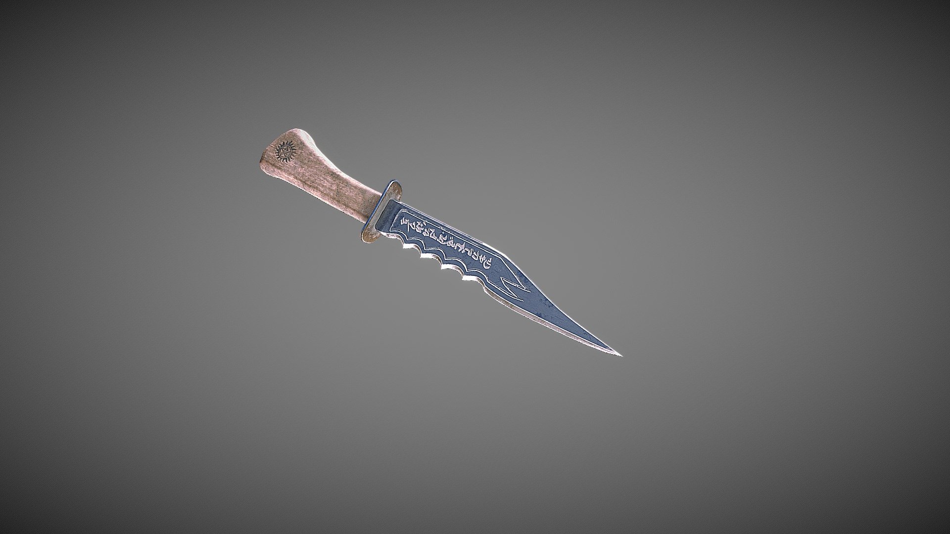 Demon Blade From Supernatural - 3D model by Codey Merrick (@Spartansnipr514) [90cb621] - Sketchfab
