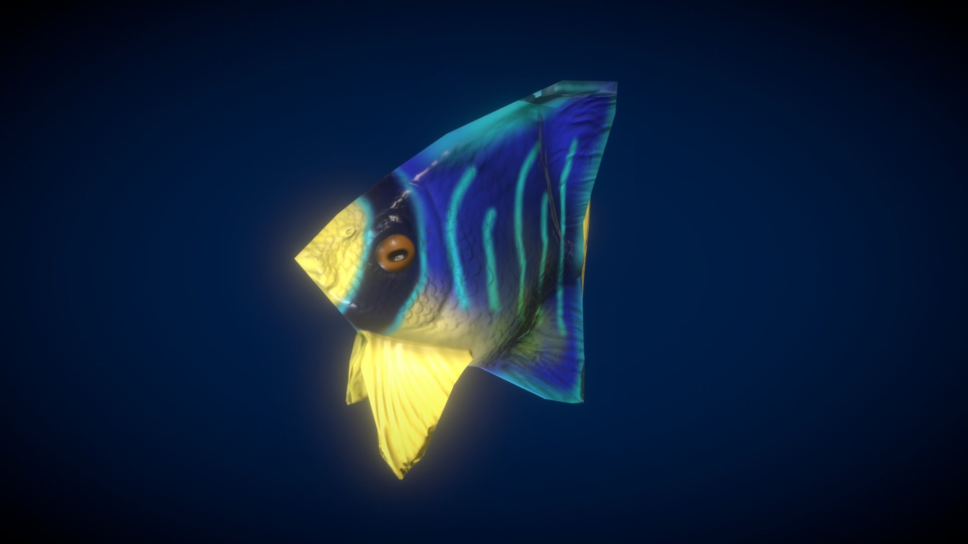 (Angel Fish) Under Water Adventure - 3D model by CitadelLab [90cc059 ...