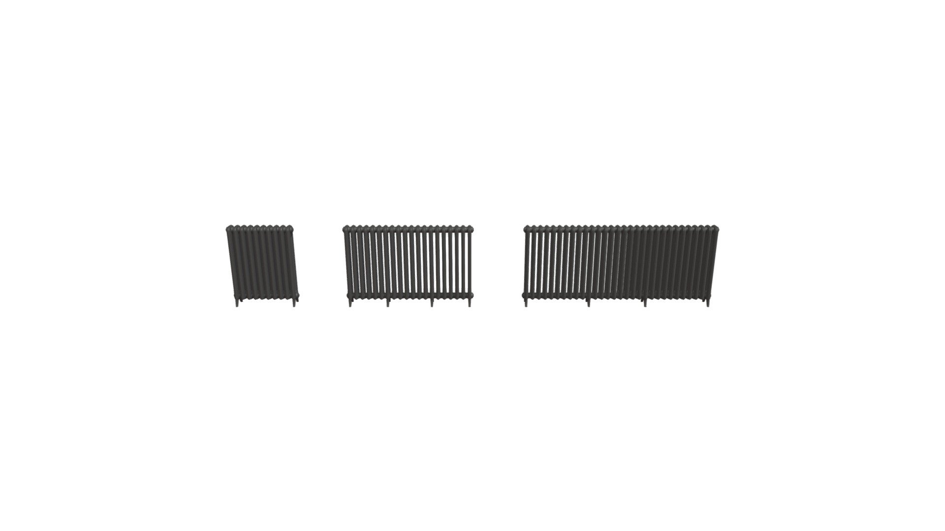 Castrads Cast Iron Radiator Emmeline II 870 - 3D model by bimstore ...