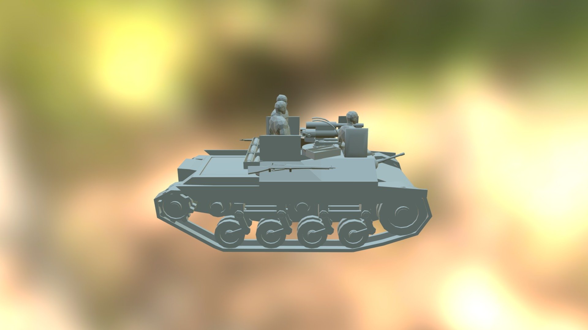 TKKd-3 "Smorn" Light Assault Gun -WIP- - Download Free 3D model by ...