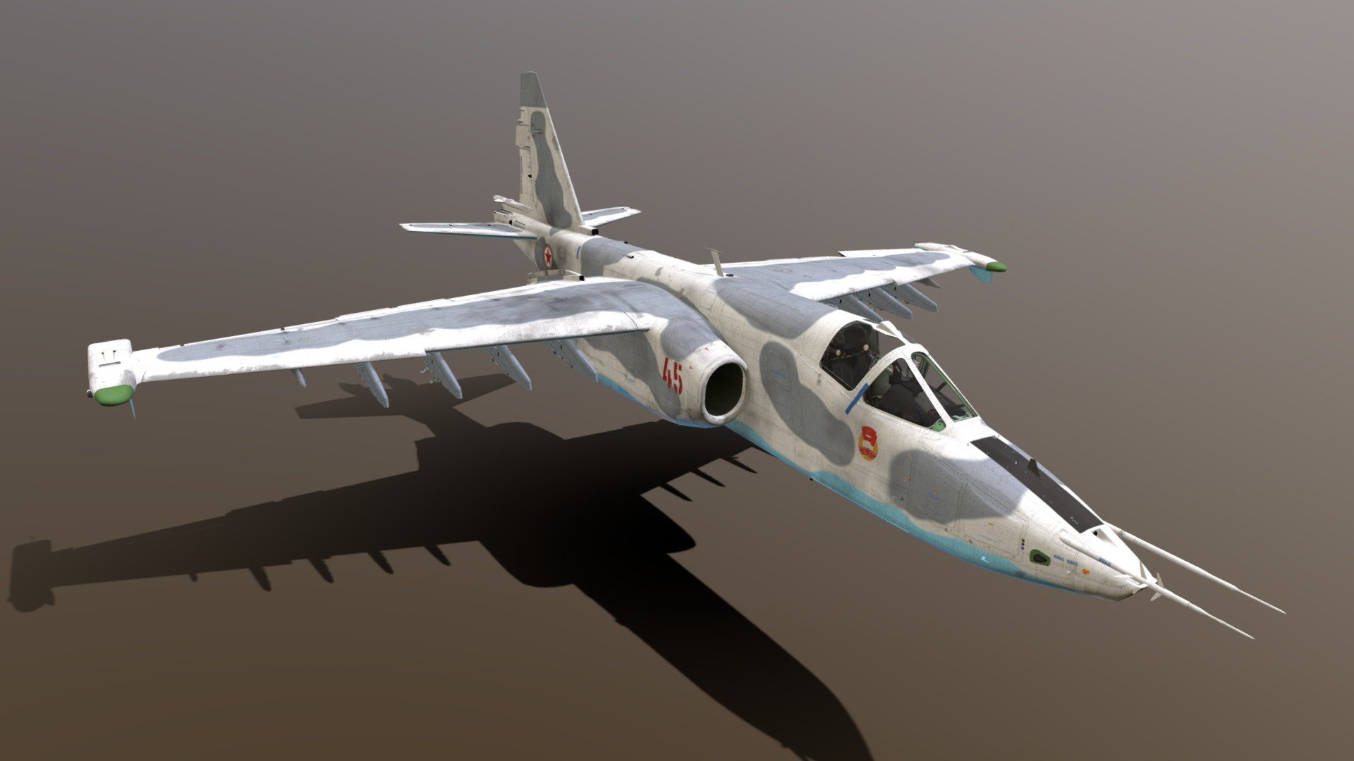 North Korean Su-25BM - Download Free 3D model by 42manako [90cd253 ...