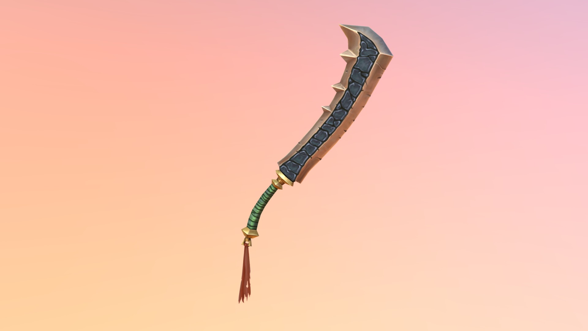 Blade of Alak-Hul - 3D model by Anders J. Overvad (@overvad) [90cd720 ...