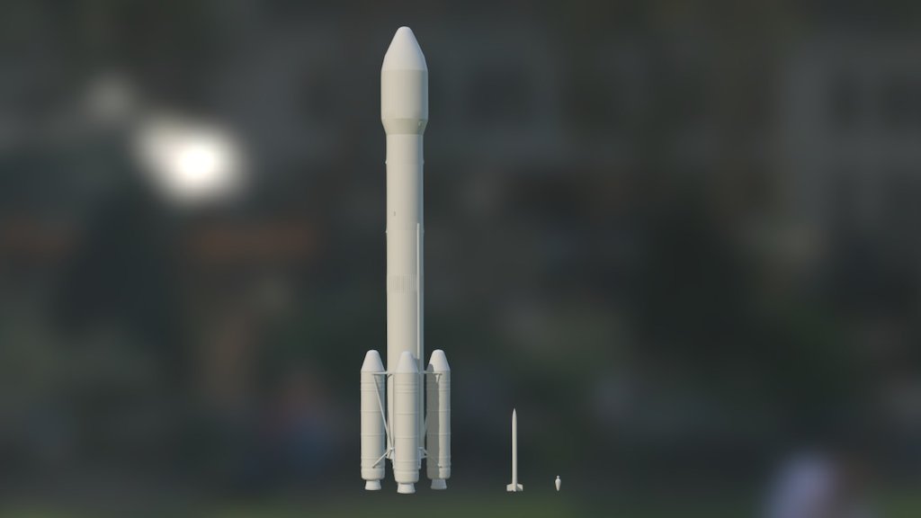 H-2A & SS-520-4 & Man(170cm) - 3D model by よっちゃん (@yosi) [90cf88b ...