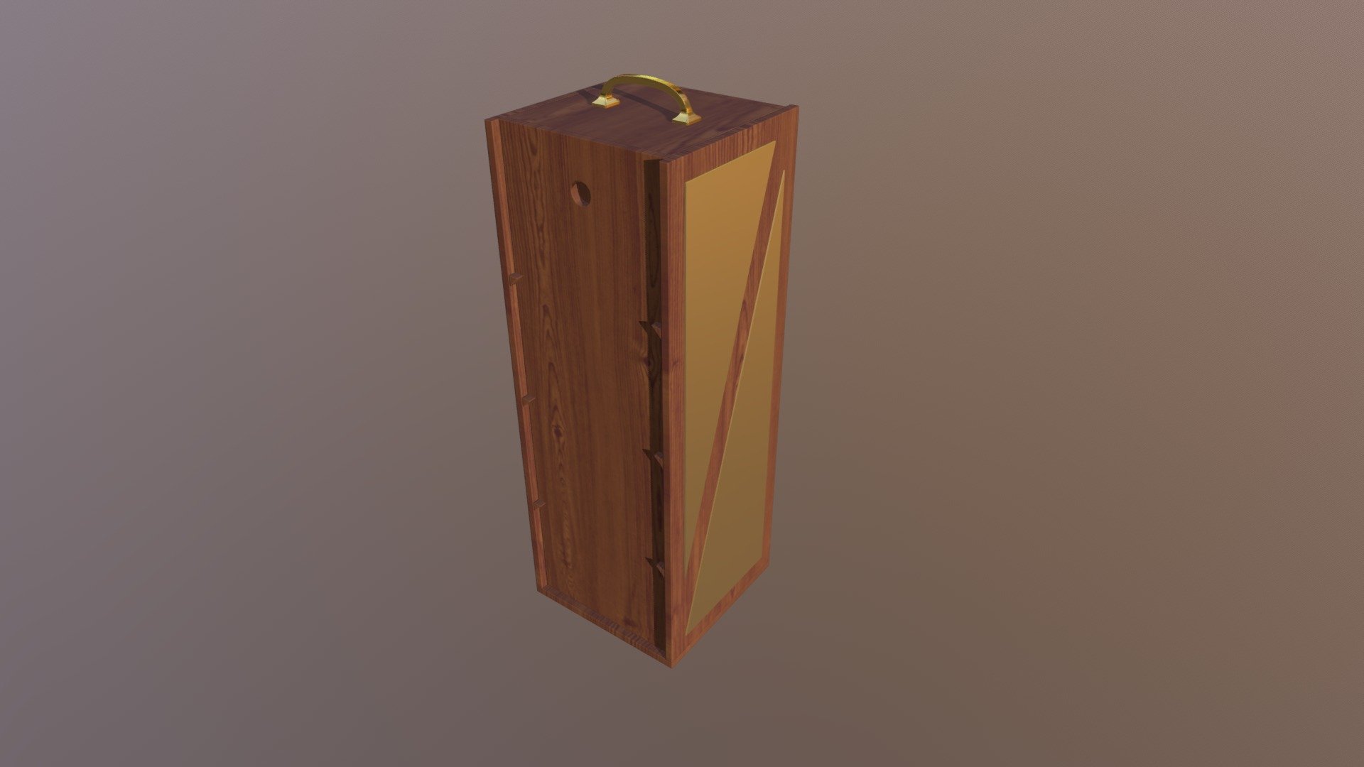 Oak Wood Dark Sliding Table - Download Free 3D model by ...