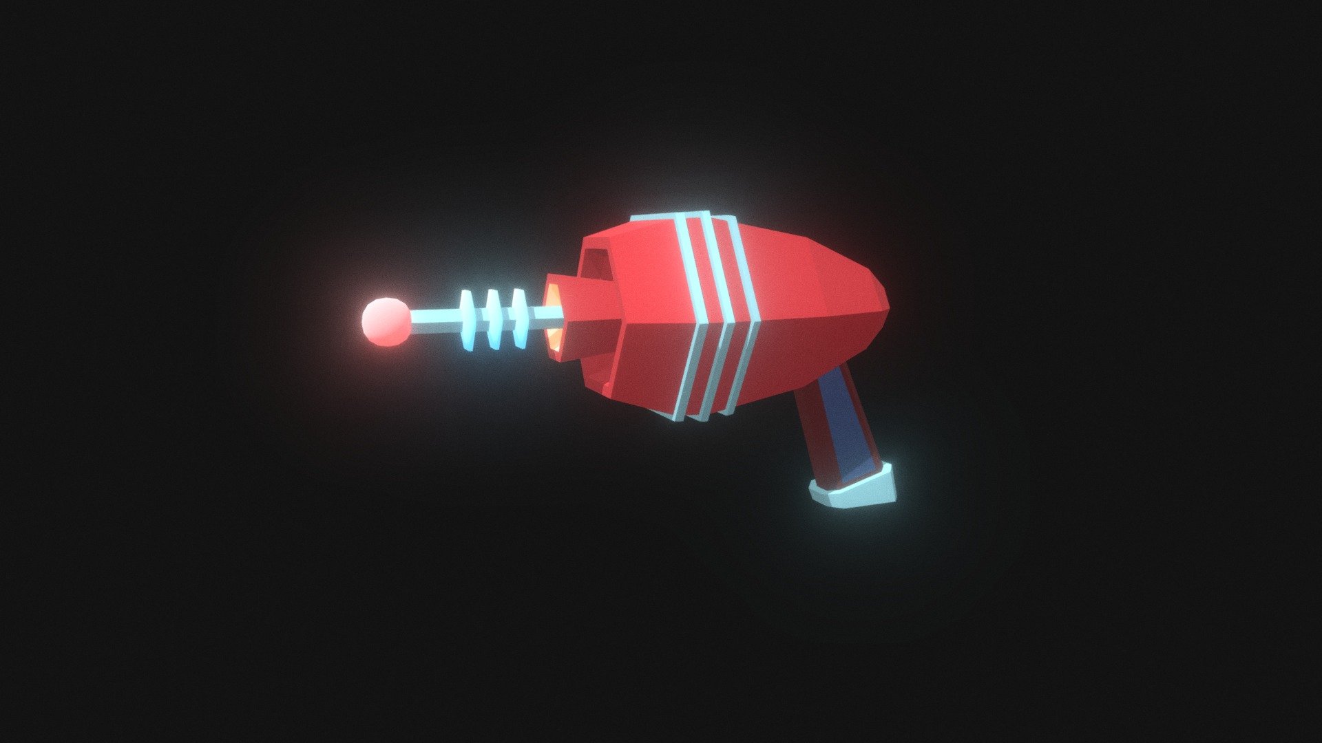 Low Poly Toy Ray Gun - 3D model by tisted94 [90d0ea1] - Sketchfab