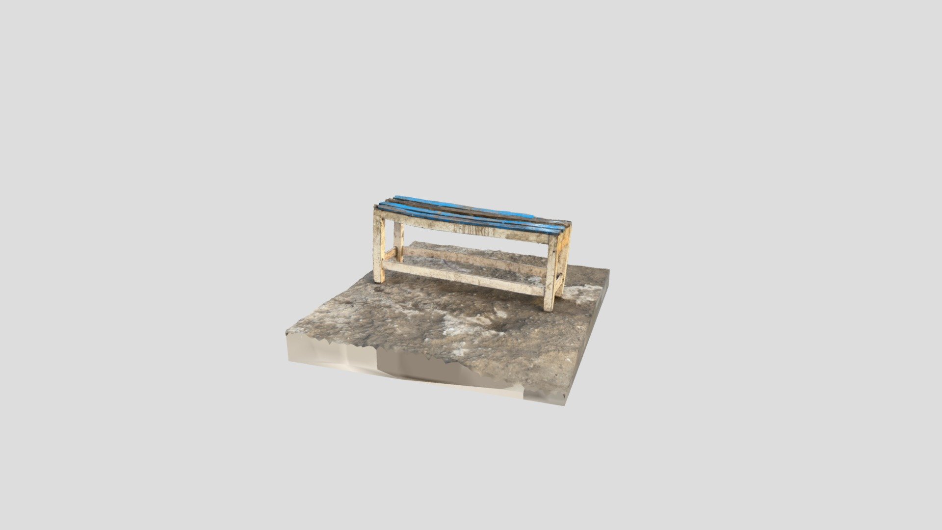 Bench - 3D model by blubottlestudio [90d24d5] - Sketchfab