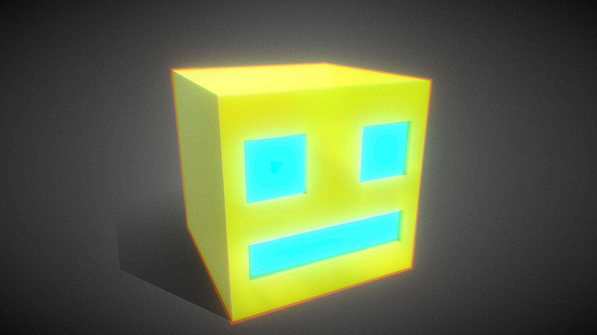 Cubo_GD/ Cube GD - Download Free 3D model by JackSpector_Ink (@Sp3ctor_Ink) [90d30f8] - Sketchfab