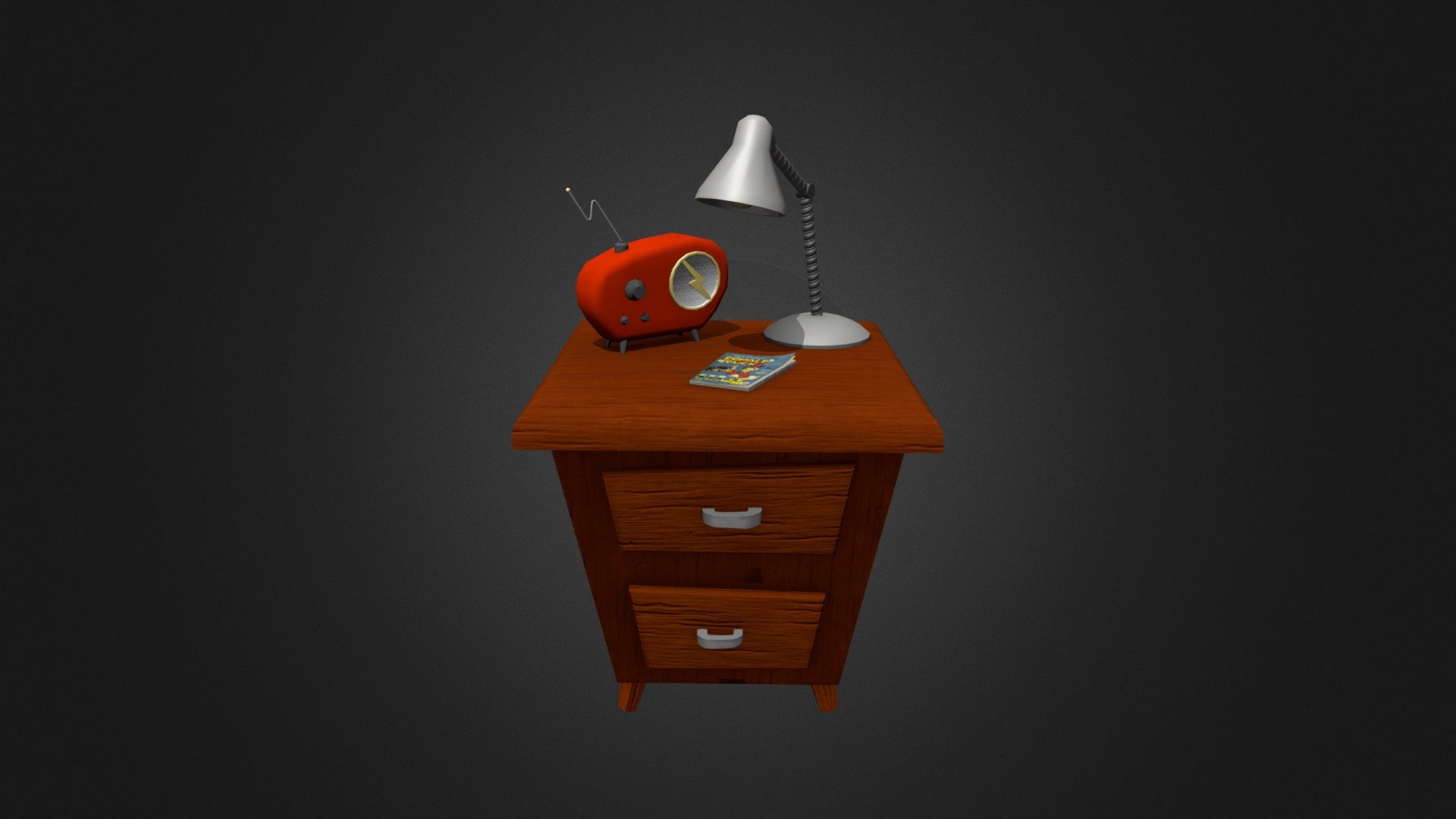 Night stand - 3D model by MDonker [90d5bb0] - Sketchfab