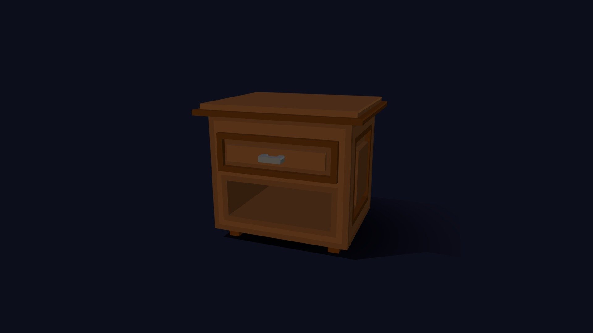 Bedside Table 2 - Voxel Props Pack - 3D model by MrMGames [90d71f0] - Sketchfab