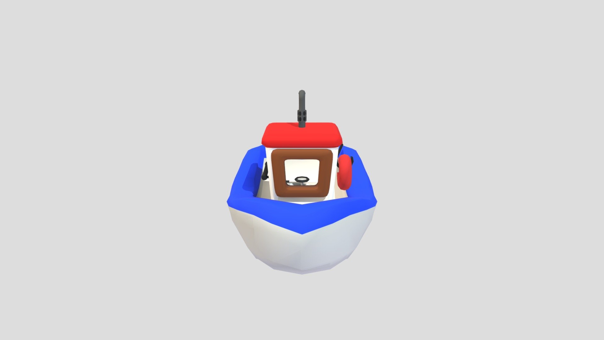 Basic Low Poly Stylized Boat - Download Free 3D model by what17 ...