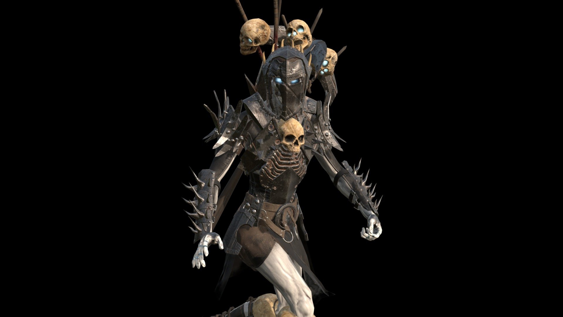 Skeleton1 for monster pack - Buy Royalty Free 3D model by dremorn ...