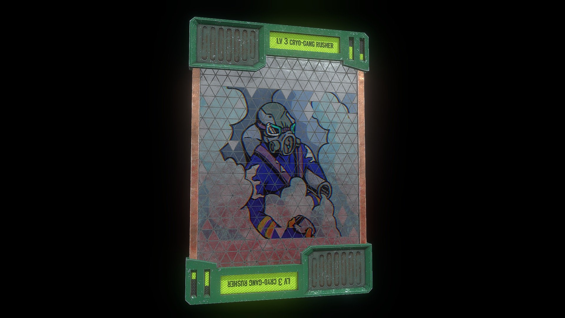 Cyberpunk Card - Download Free 3D model by Rodrigo Bento (@rodrigobento ...