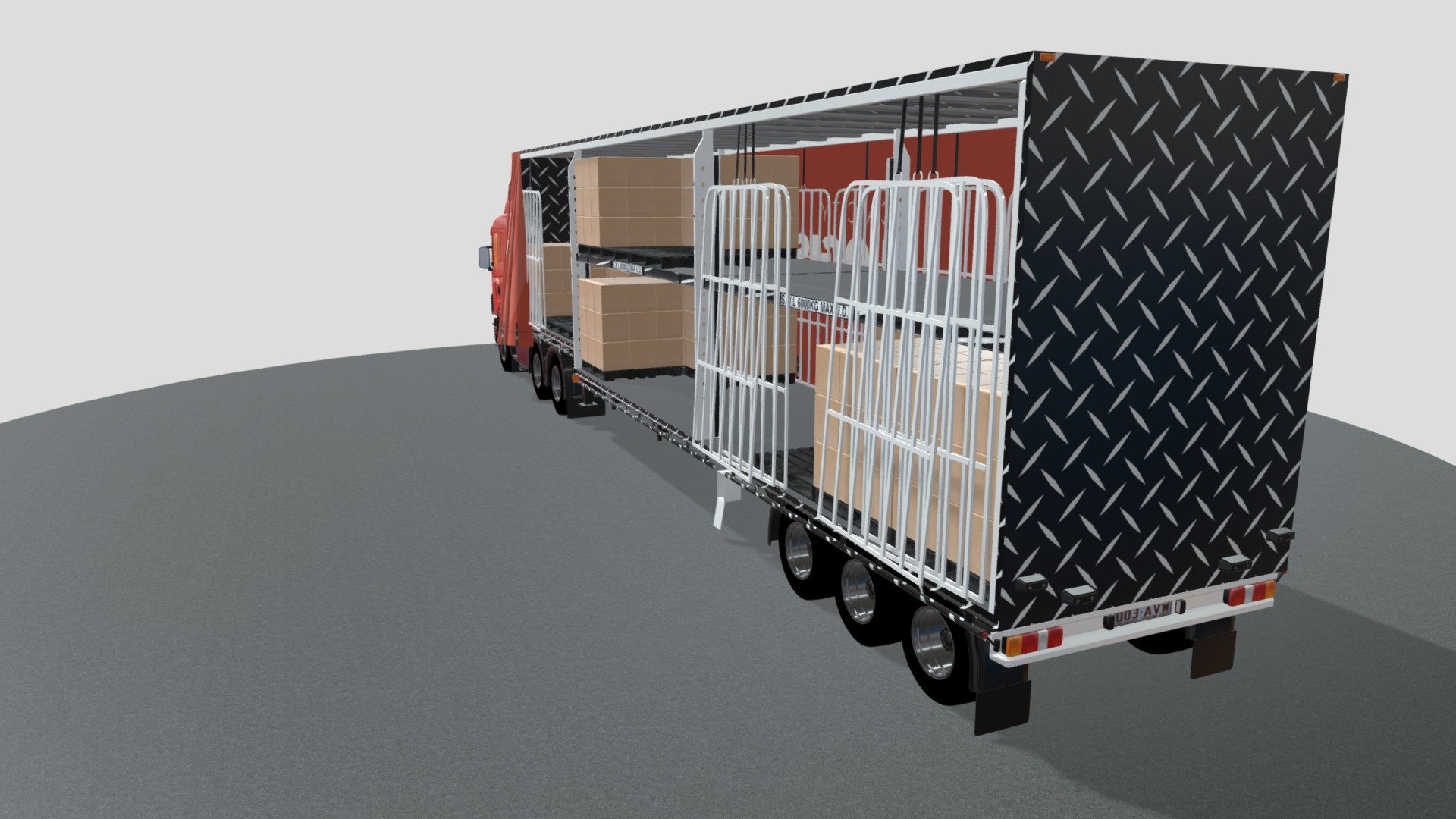 auto_mezzanine_deck_trailer - 3D model by barushfrancoruiz [90da975 ...