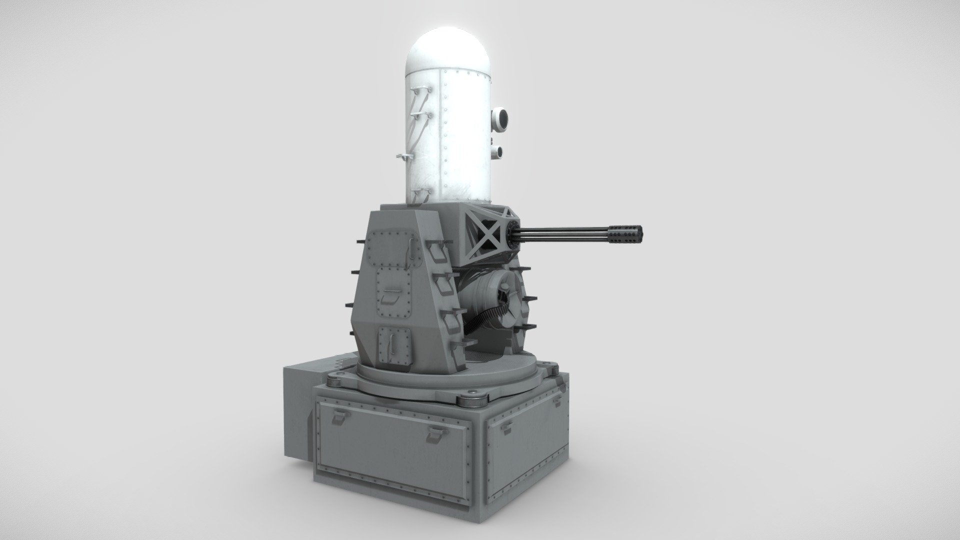 Phalanx CIWS - Buy Royalty Free 3D model by navalsystems1980 [90db8b8 ...