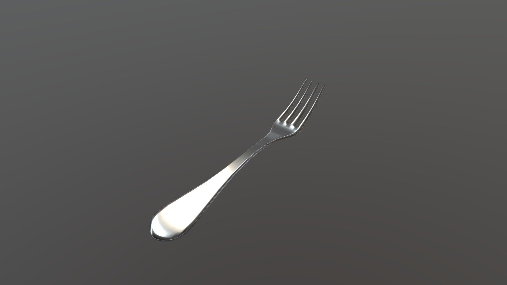 Metal Fork - Download Free 3D model by LightSwitch (@edwardlewis450 ...