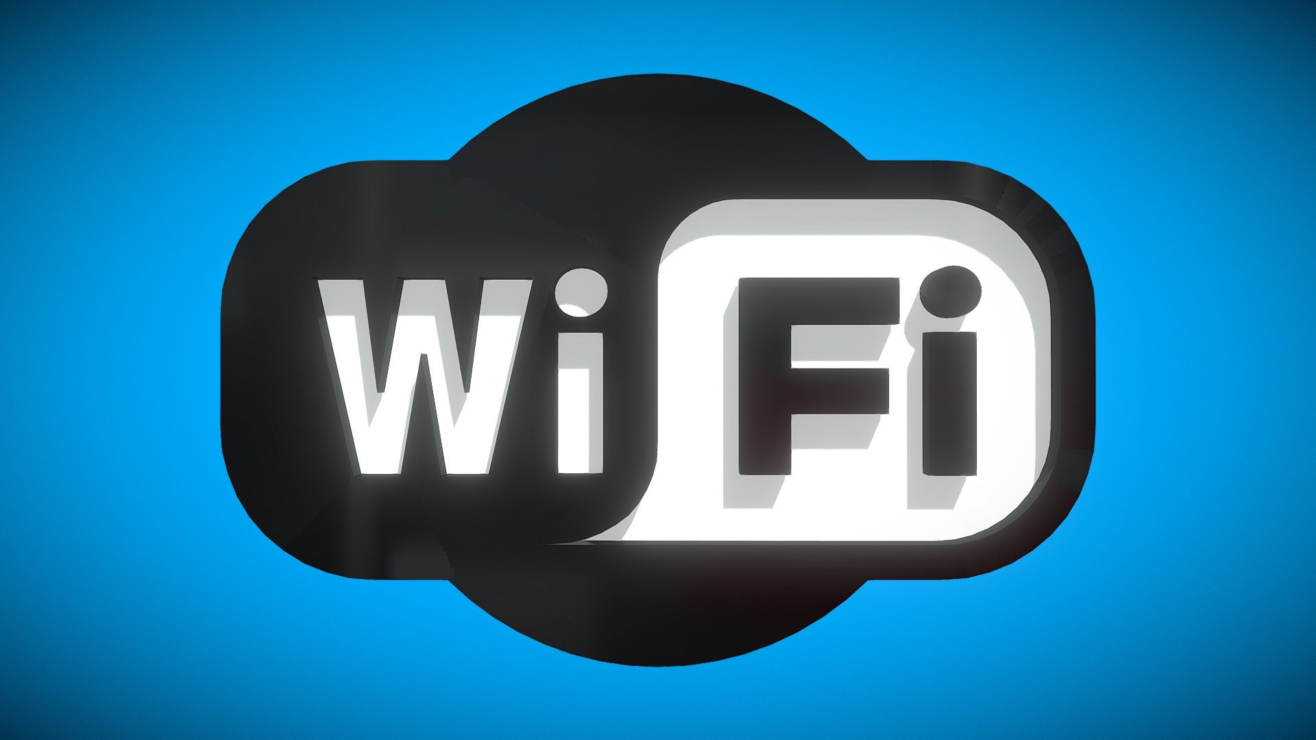 WiFi 3D logo - Buy Royalty Free 3D model by AnshiNoWara [90dd7eb ...