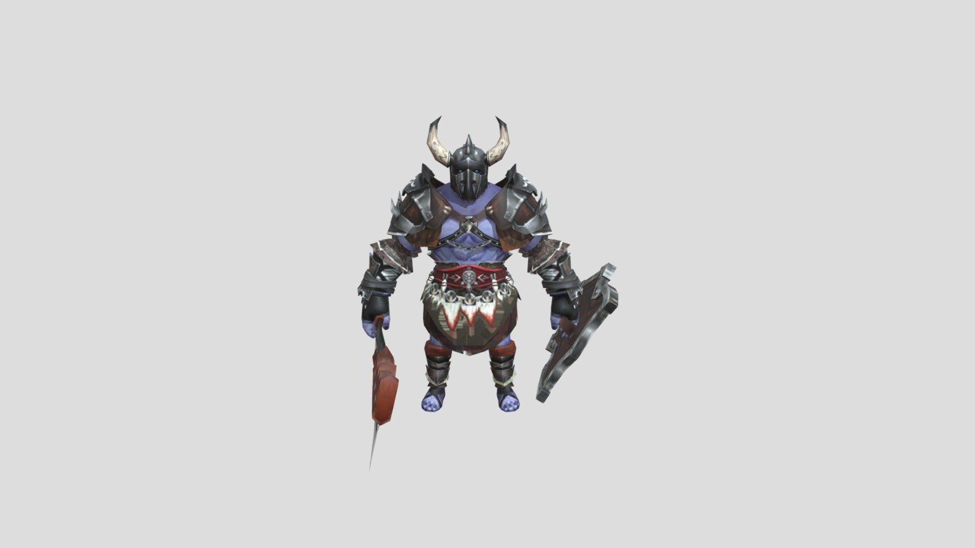 Monster_ Orc_ Armor Elite_ Vari01 King's raid - Download Free 3D model ...