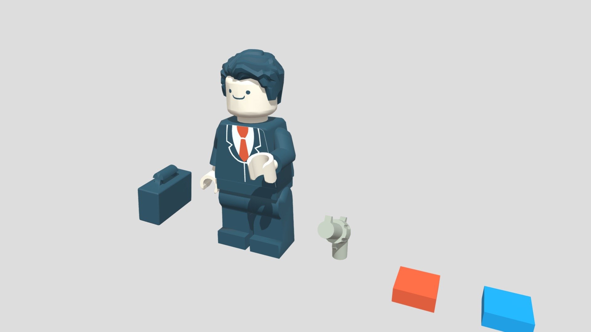 Salesman Lego Minifigure - Download Free 3D model by LpBlitz11 [90defc3 ...