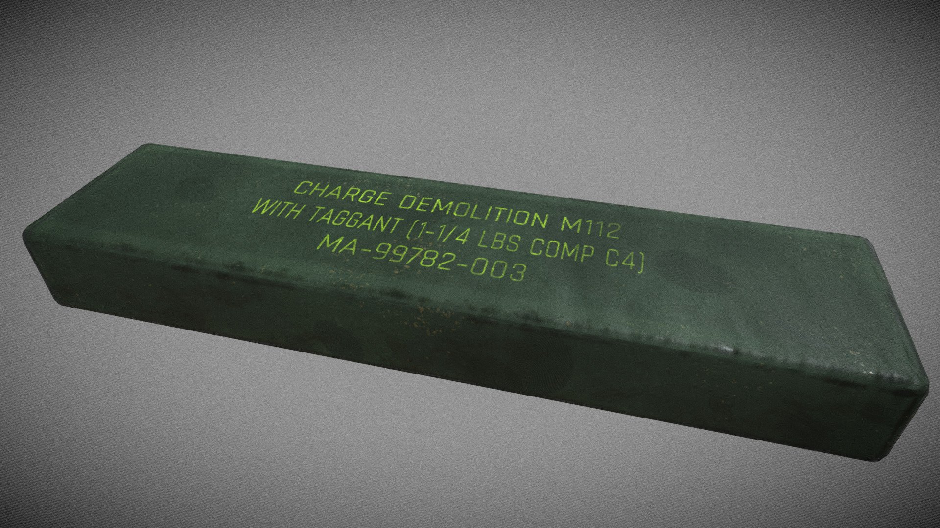 M112 Demolition Charge (C4) - Download Free 3D model by thecrazy_craft ...