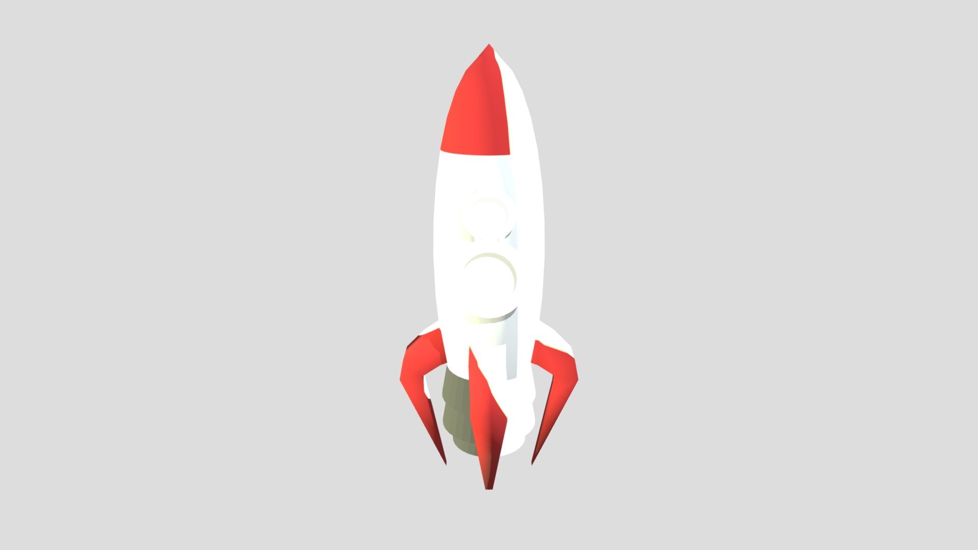 simple Rocket - Download Free 3D model by Skimmed [90e0d55] - Sketchfab
