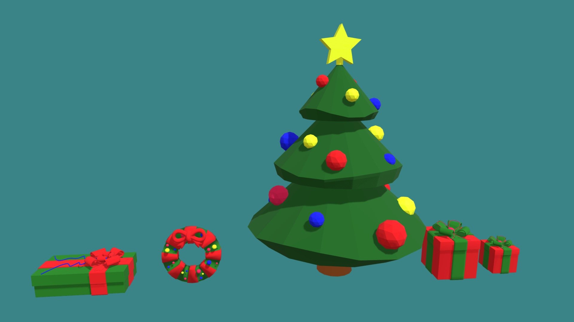 Christmas Pack Download Free 3d Model By Vicmiles 90e1241 Sketchfab 