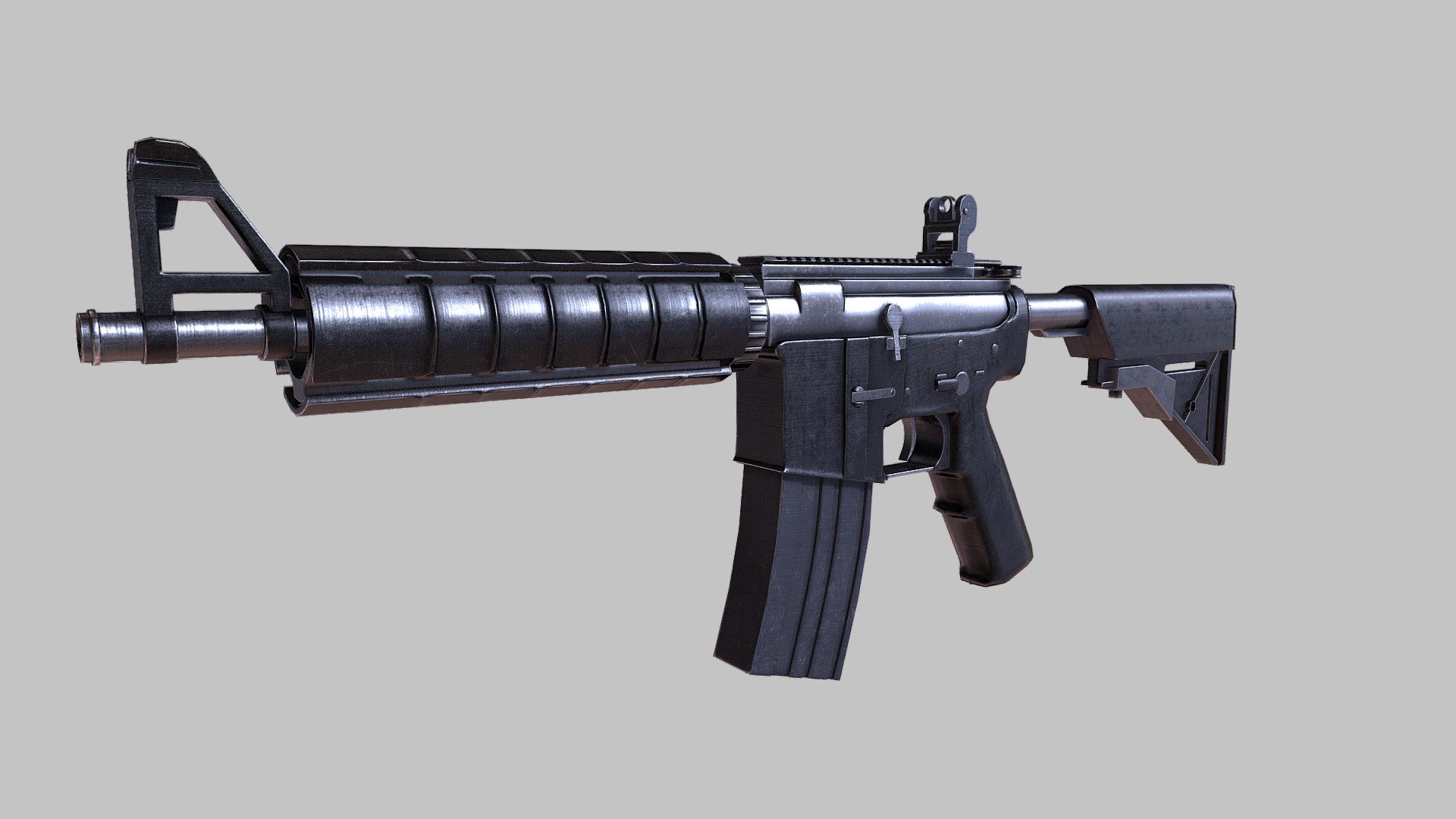 M4a4 - 3D model by Nolan Peters (@NolanPeters) [90e2f75] - Sketchfab